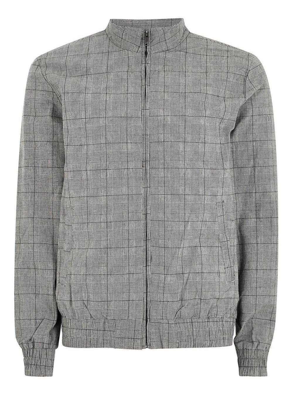 Check Harrington Jacket - Anisan Fashions LTD